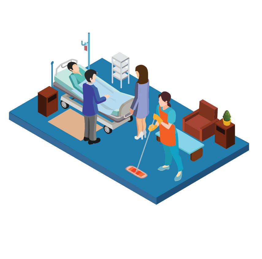 From Floor To Patient: How Pathogens On Hospital Floors Can