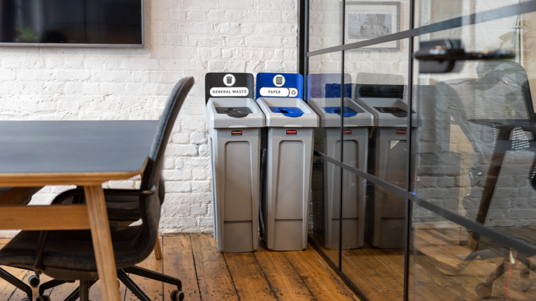 Your Guide to Office Recycling Bins | RCP | Rubbermaid Comme